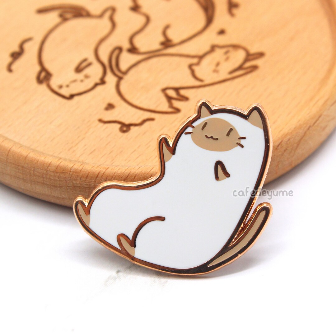 Colour Point Cat Enamel Pin, Cute, Kawaii, Gift, Lapel Pin - Etsy