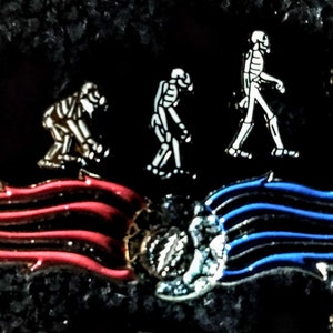 Evolution of a Deadhead Pin, Dead and Co. Bertha Pin Set - Etsy