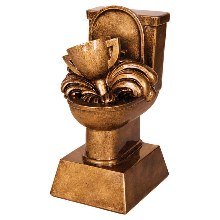 Loser Cup Toilet Award, Last Place Trophy 6" - Etsy