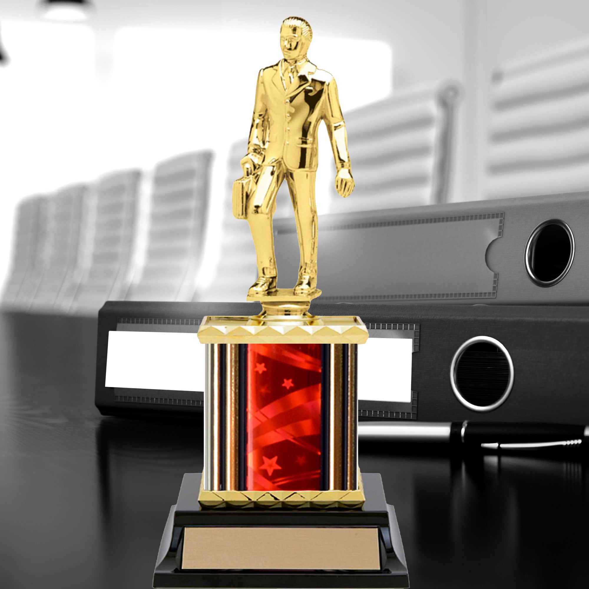 Business Man Trophy for Office Awards | Etsy