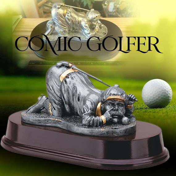 Comic Golf Trophy includes Engraving - Etsy