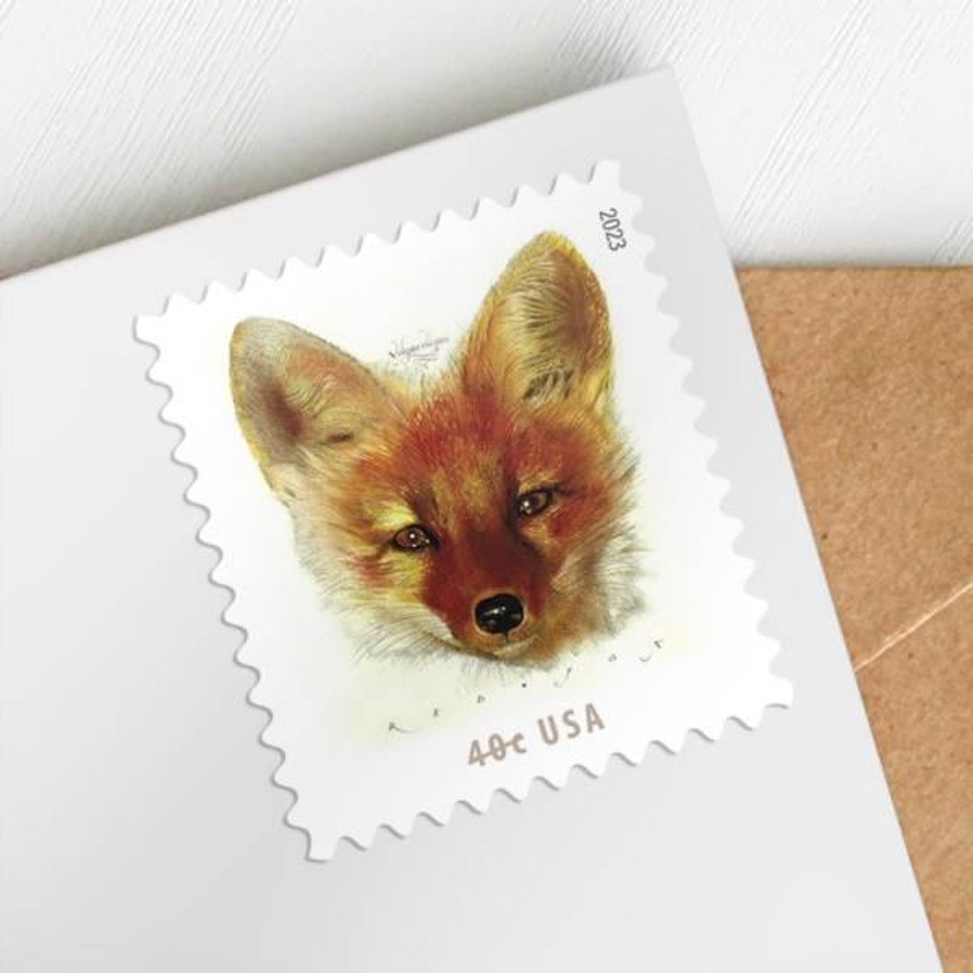 Red Fox 2023 Stamps Perfect for Collections, Invitations, Weddings ...