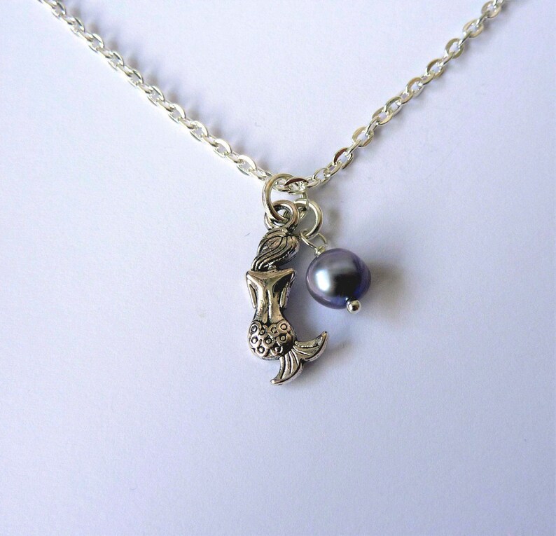 Mermaid Freshwater Pearl Necklace / Pearl Necklace / Mermaid - Etsy