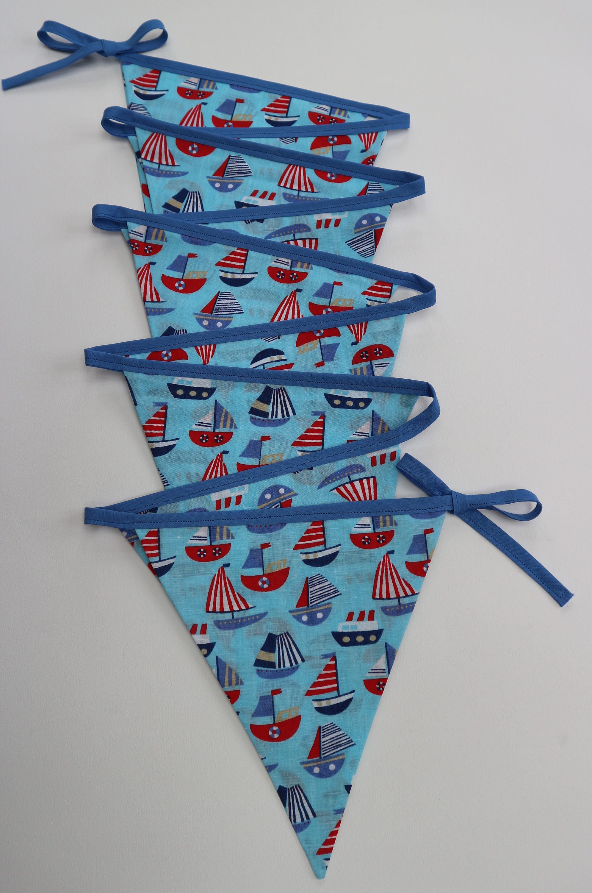 Nautical Theme Decor Bunting Sailing Boats Nursery Bunting - Etsy