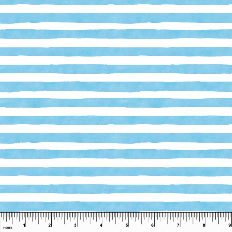 Aqua Striped Fabric - Etsy