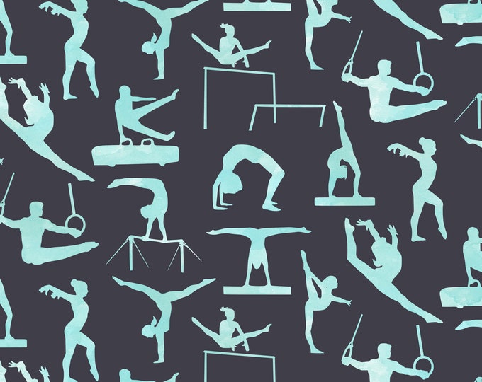 Gymnastics Fabric Gymnastics Fabric Navy Blue by Heathertm13 Blue Black ...