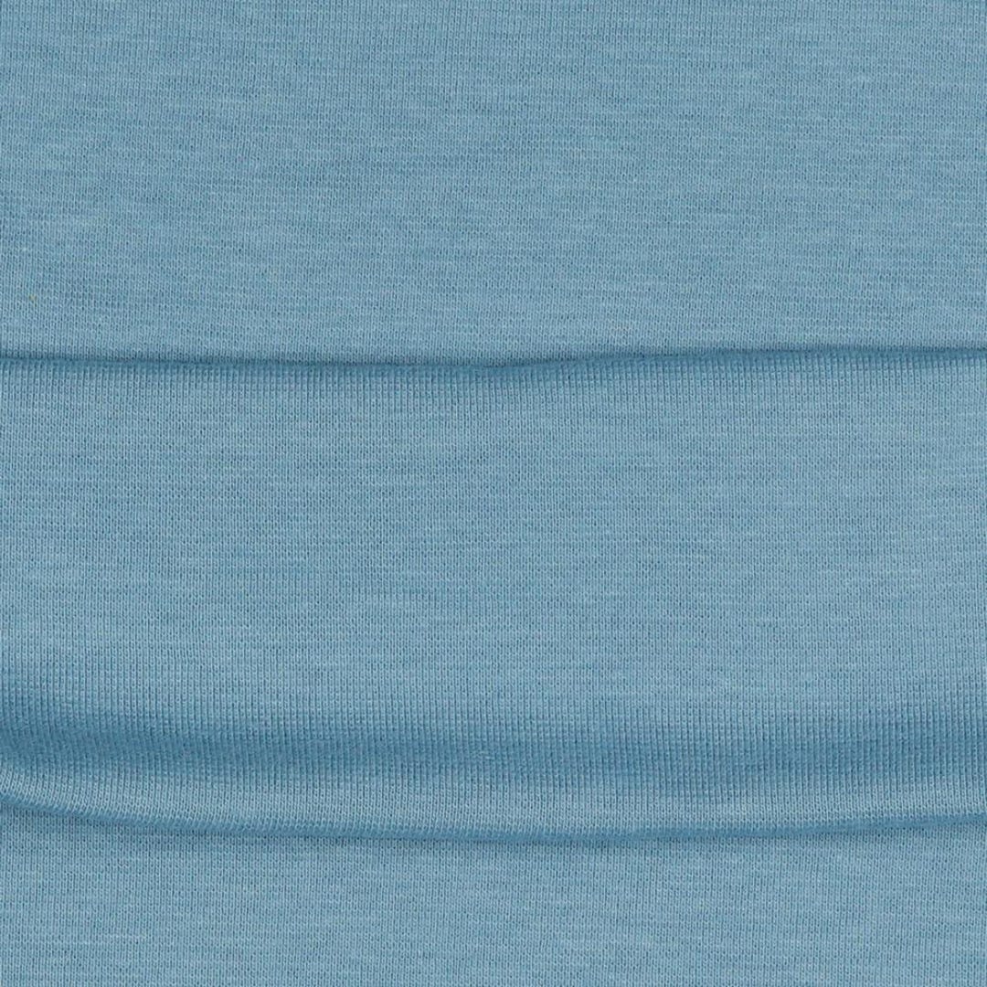 Dusty Blue Organic Tubular 1x1 Rib Knit . Sold by the Half Yard - Etsy