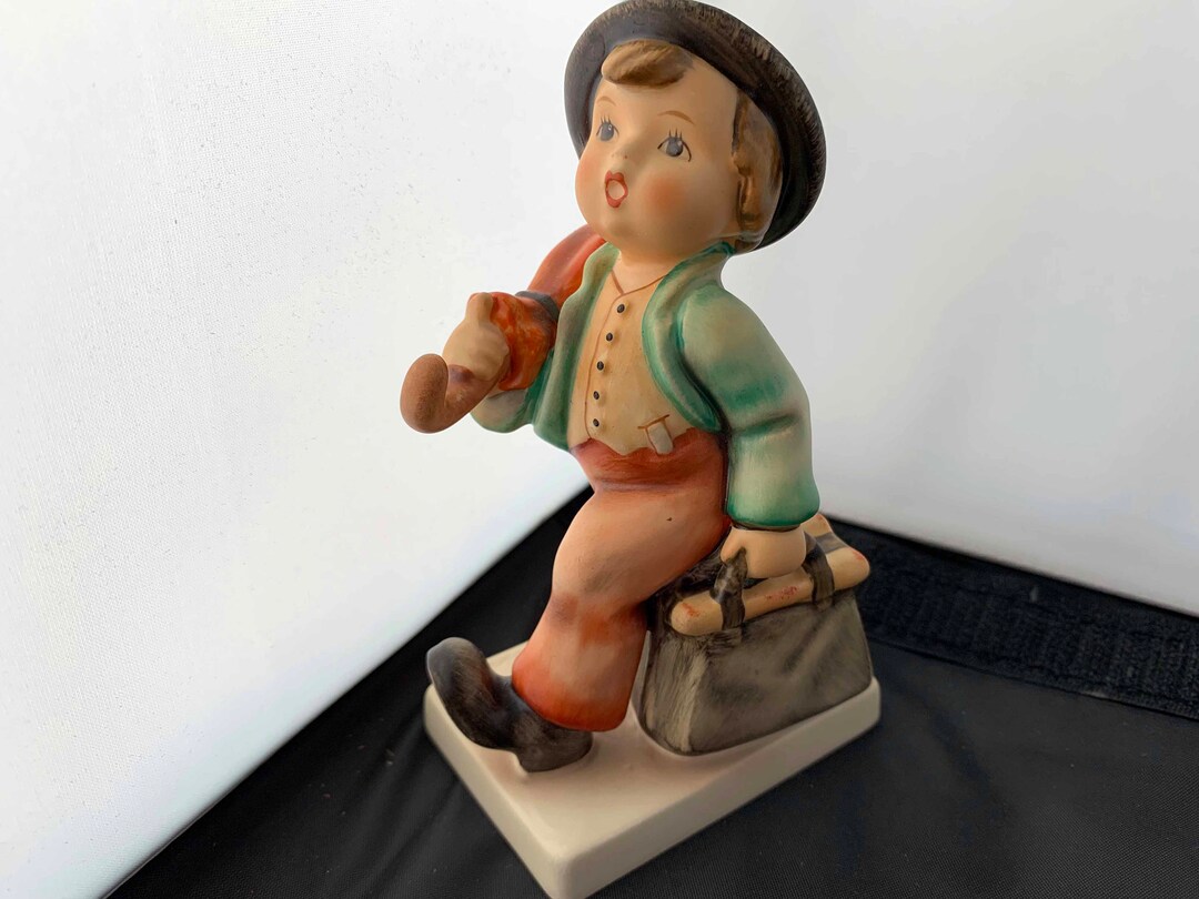 Authentic Vintage Hummel Goebel W. Germany Merry Wanderer Figurine 1985 ...