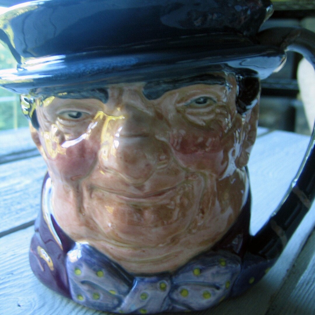 One Vintage Royal Doulton Tony Weller Large Character Jug Made in ...