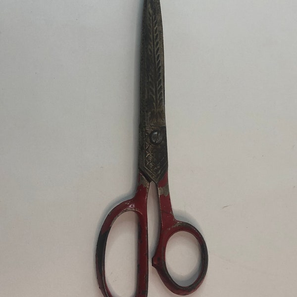 Red Handled Scissors - Etsy