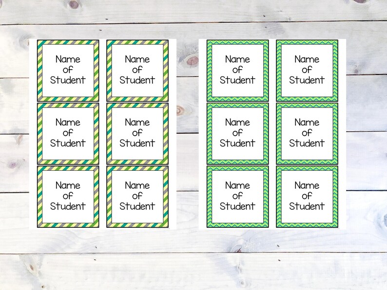 Dinosaur Editable Name Tags | Classroom Decor (PDF + PPT) - Etsy
