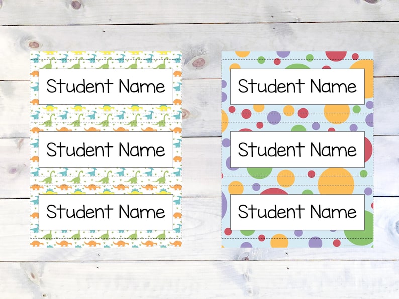Dinosaur Editable Name Tags | Dino Classroom Decor (digital Download ...