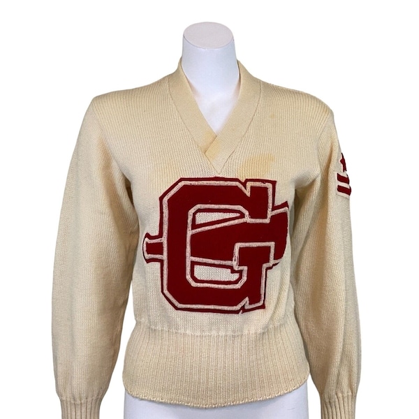 Letterman Sweater - Etsy