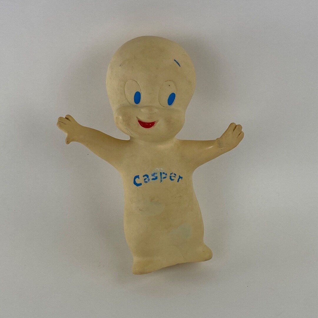 1959 Casper the Friendly Ghost Rubber Toy, Harvey Figure, Hungerford ...