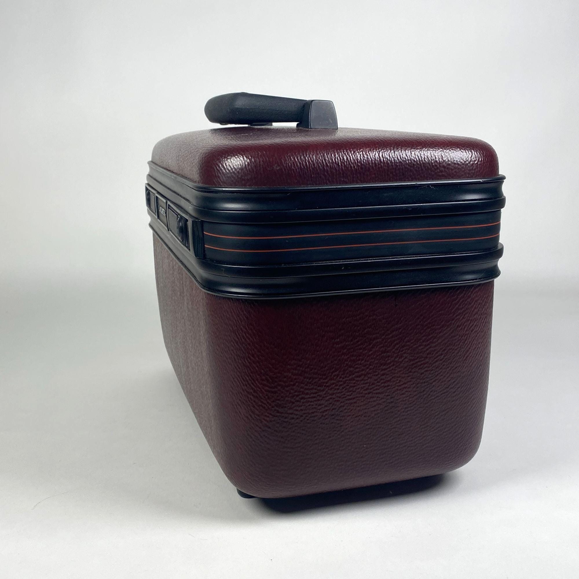 Lancaster Hard Shell Train Case, Make up Carry on With Tray & Mirror - Etsy