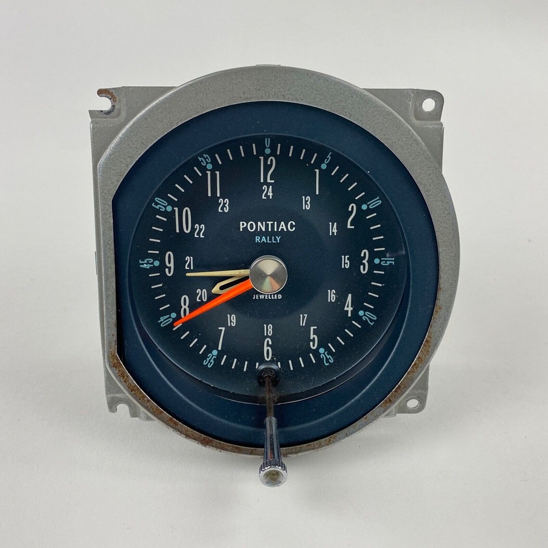 Pontiac GTO Lemans Tempest Jewelled Rally Clock 1964 1967, Borg ...