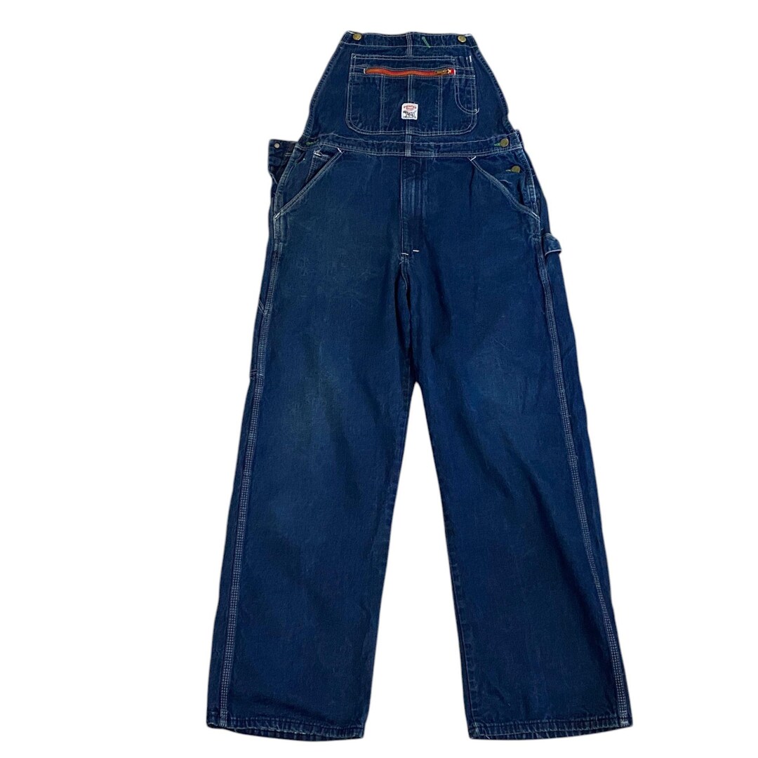 Vintage 70s Pointer Brand Denim Low Back Overalls Mens Size 36, Missing ...