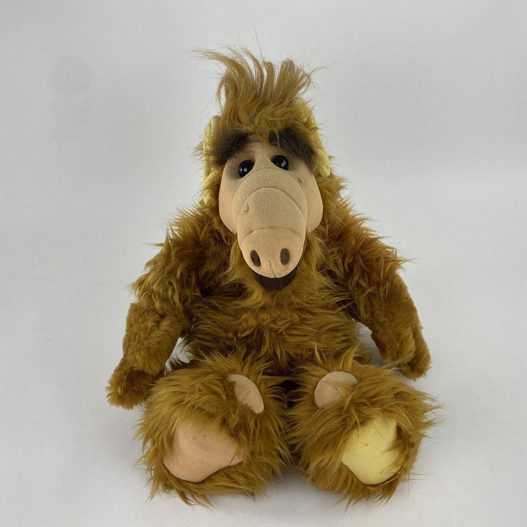 1986 Alf Plush Stuffed Animal Toy, Alien Productions, Coleco, Voice Box ...