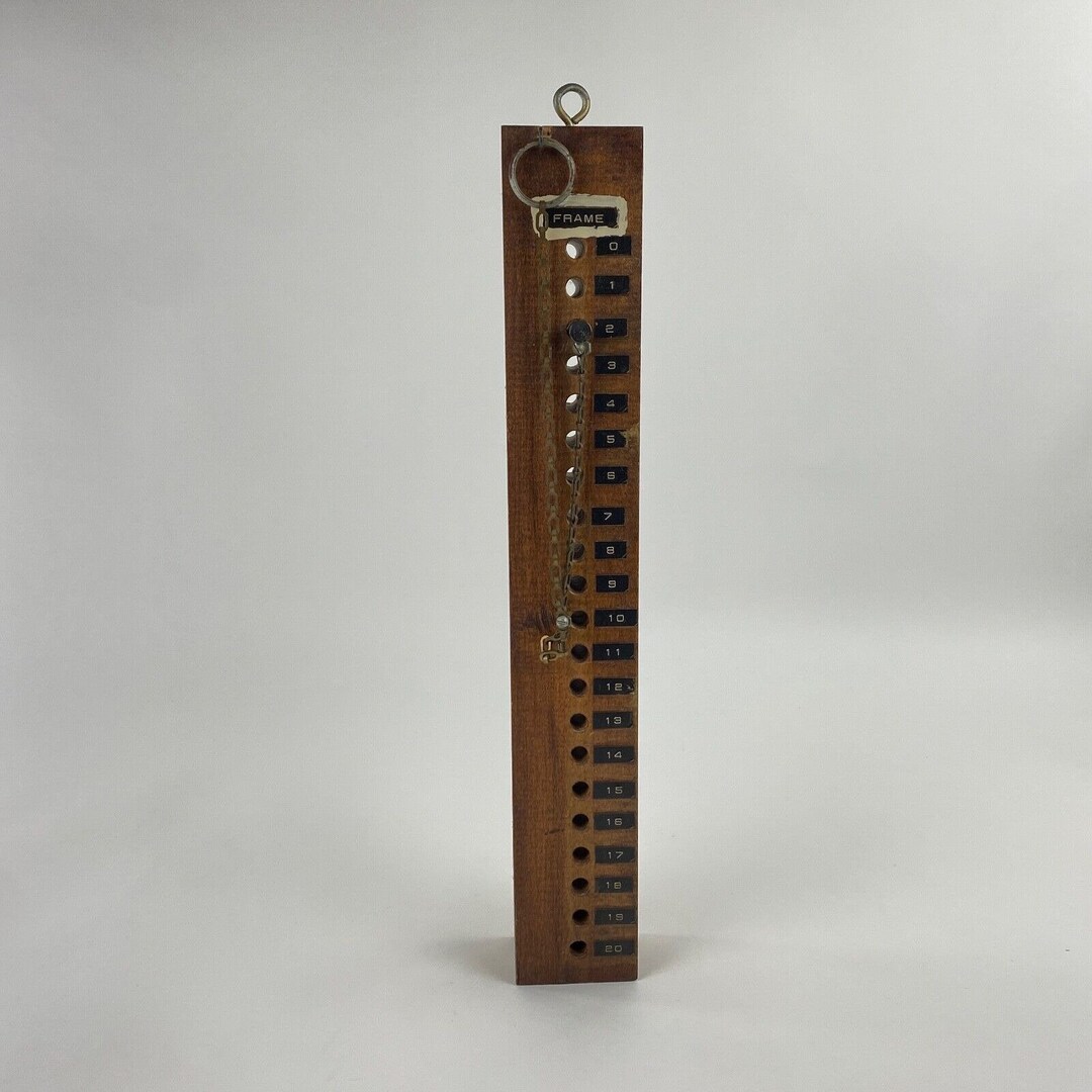 Vintage Handmade Wooden Score Board, 0 20 Points, Cards Backyard Family ...