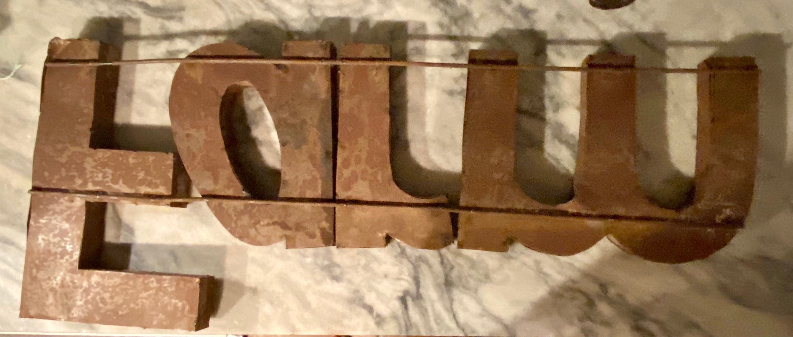 Sheet Metal Letters Farm - Etsy