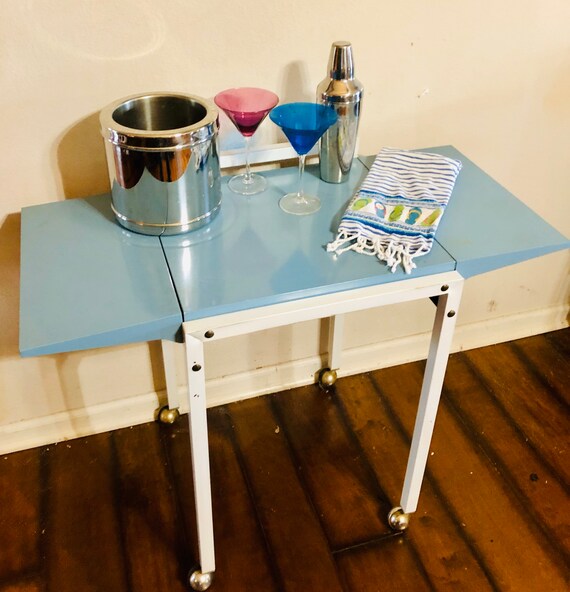Vintage Metal Typewriter Cart-Bar Cart | Etsy
