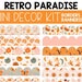 Retro Paradise Summer Mini Decor Kit Retro Classroom Decor - Etsy