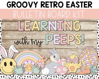 Spring Easter Egg Bulletin Board Kit - Etsy