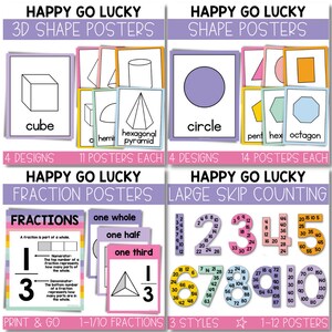 Math Classroom Posters, Math Posters for Classroom, Groovy Retro ...