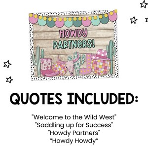 Desert Bulletin Board Decor, Cowgirl Bulletin Board, Cactus Classroom ...