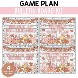 Football Bulletin Board Decor, Sports Bulletin Board, Sports Themed ...