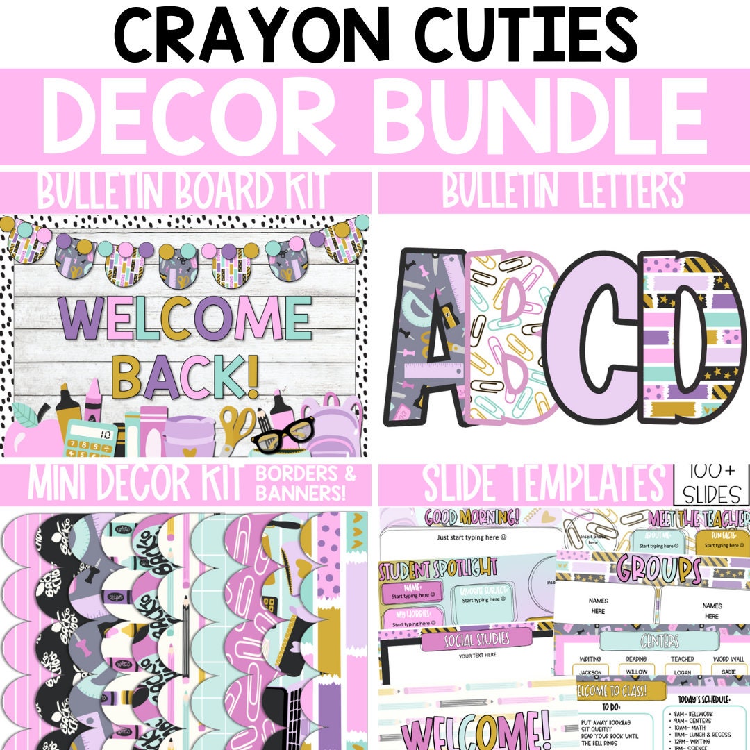 Back to School Slide Templates, End of Year Slides, Classroom Decor ...