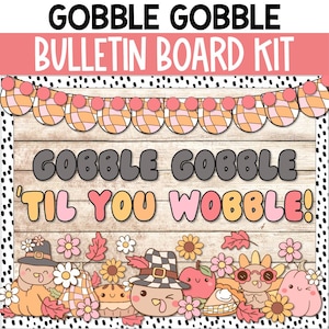 Thanksgiving Bulletin Board Decor, Turkey Bulletin Board, Fall ...