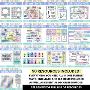 Pastel Retro Classroom Decor MEGA Bundle, Groovy Classroom Decor ...