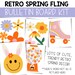 Groovy Retro Spring Easter Bulletin Board Kit, Spring Bulletin Board ...
