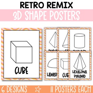 3D Shape Posters for Classroom, 3D Shape Posters Display for Classroom ...