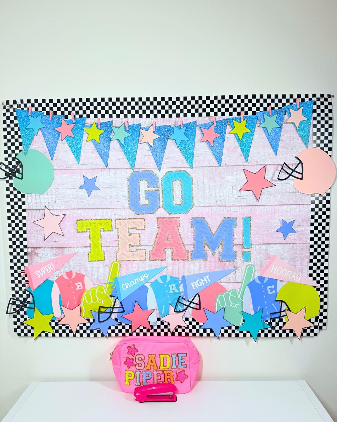 Football Bulletin Board Decor, Sports Bulletin Board, Sports Themed ...