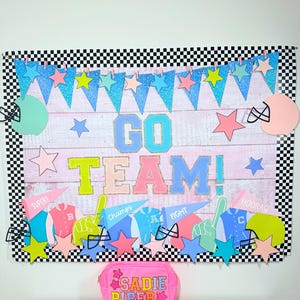 Football Bulletin Board Decor, Sports Bulletin Board, Sports Themed ...