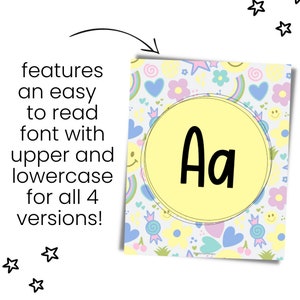 Retro Remix Alphabet Posters, Printable Classroom Decor, Instant ...