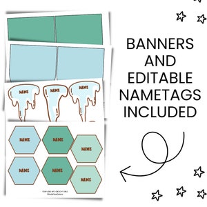 Retro Groovy Winter Bulletin Board Decor, Retro Christmas Bulletin ...