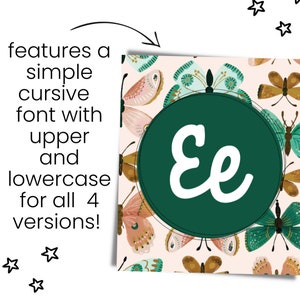 Cursive Alphabet Posters for the Classroom, Elementary School Alphabet ...