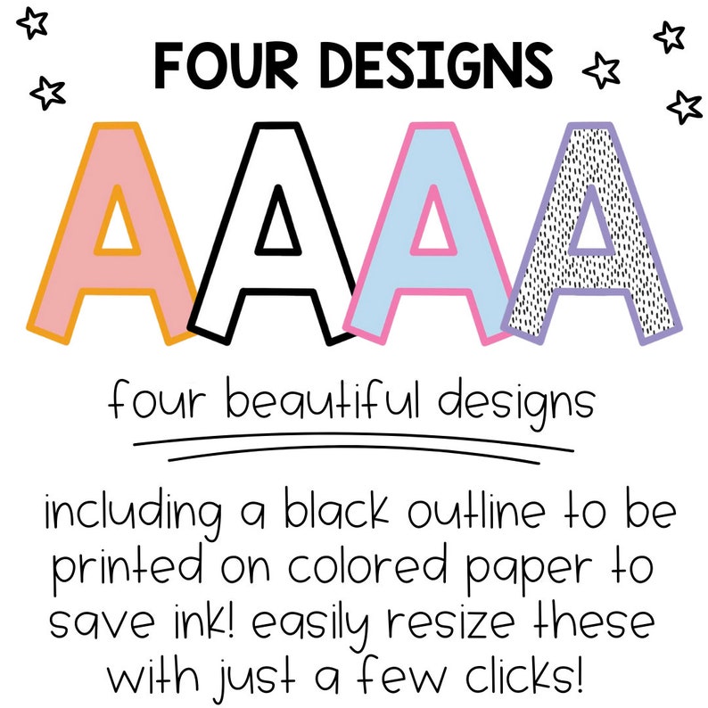 Bulletin Board Letters Bulletin Board Decor Kit Printable - Etsy