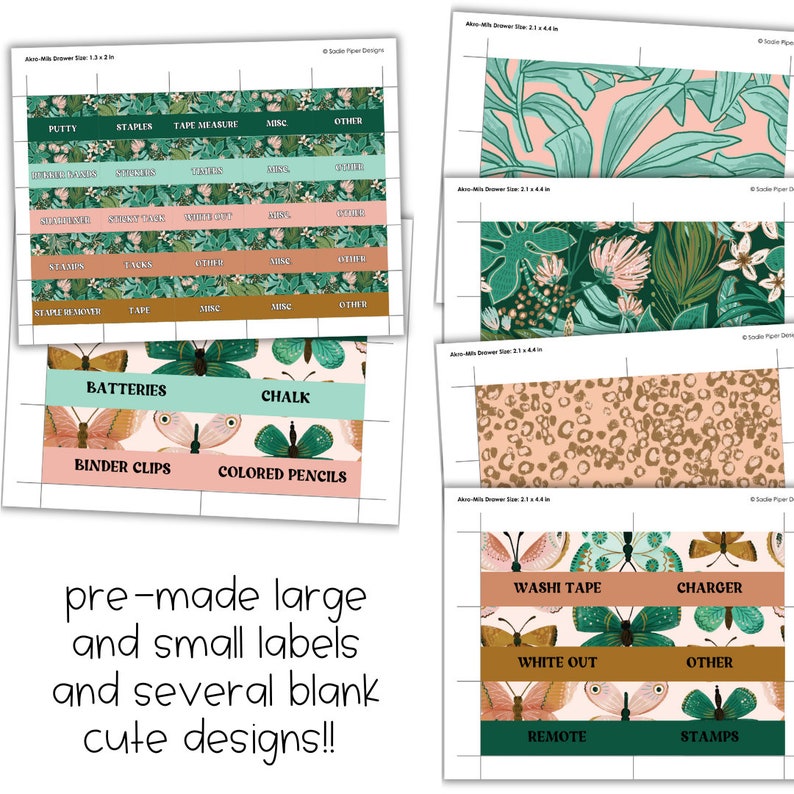 Editable Tropical Teacher Toolbox Labels, Modern Boho Classroom Decor ...