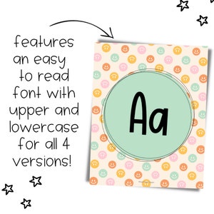 Retro Remix Alphabet Posters, Printable Classroom Decor, Instant ...