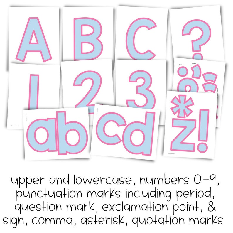 Bulletin Board Letters Bulletin Board Decor Kit Printable - Etsy