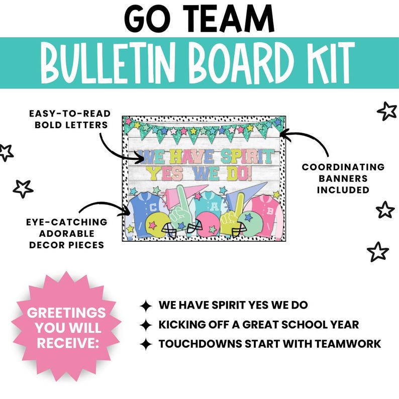 Football Bulletin Board Decor, Sports Bulletin Board, Sports Themed ...
