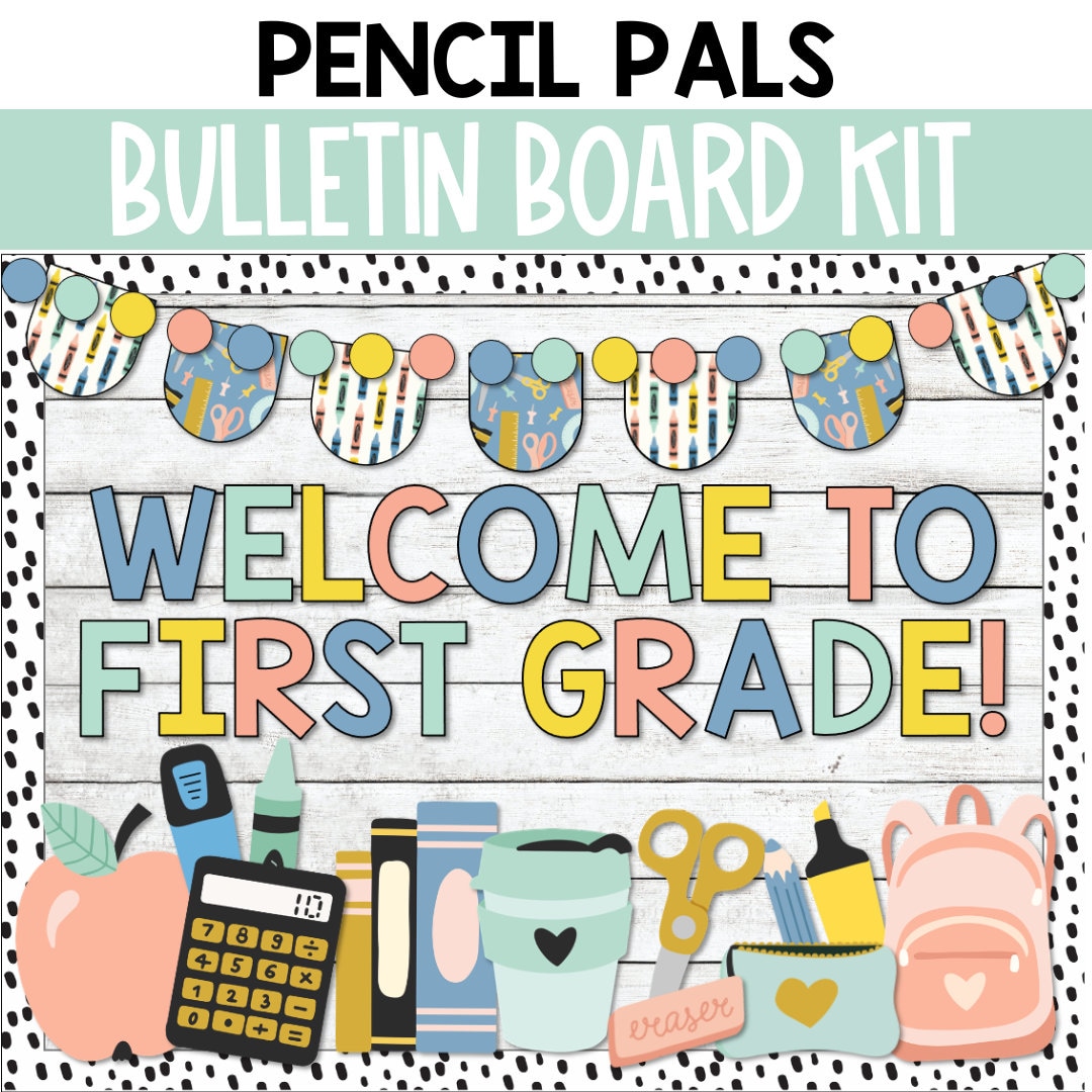 Back to School Bulletin Board Decor, Rainbow Classroom Decor, Open ...