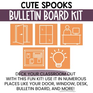 Halloween Bulletin Board Decor, Pink Halloween Bulletin Board ...