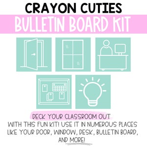 Back to School Bulletin Board Decor, Rainbow Classroom Decor, Open ...