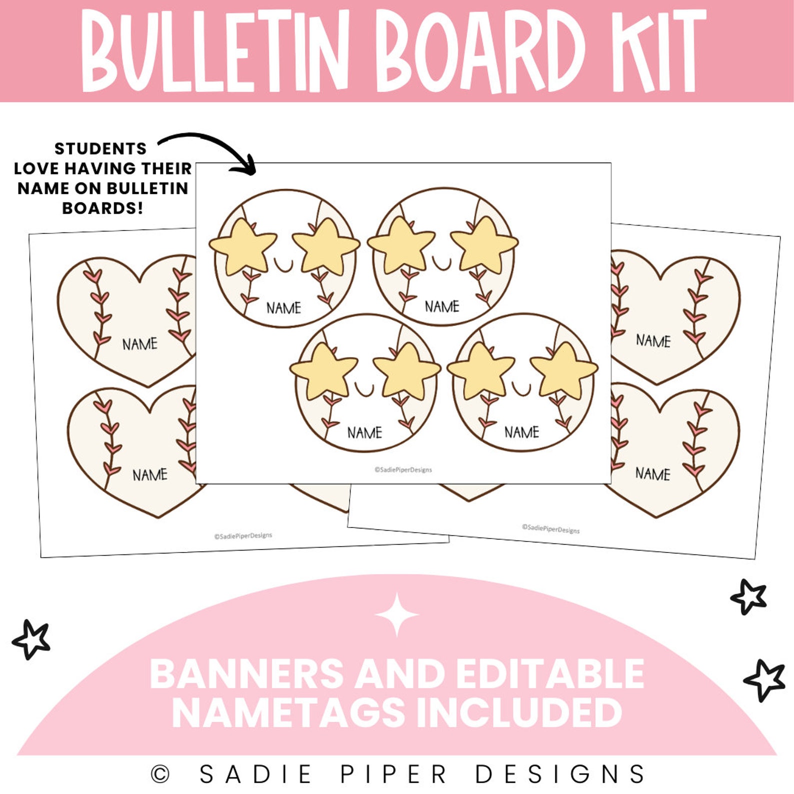 Baseball Bulletin Board Decor, Sports Bulletin Board, Sports Themed ...