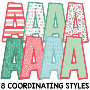 Christmas Bulletin Board Letters, Printable Bulletin Board Letters ...